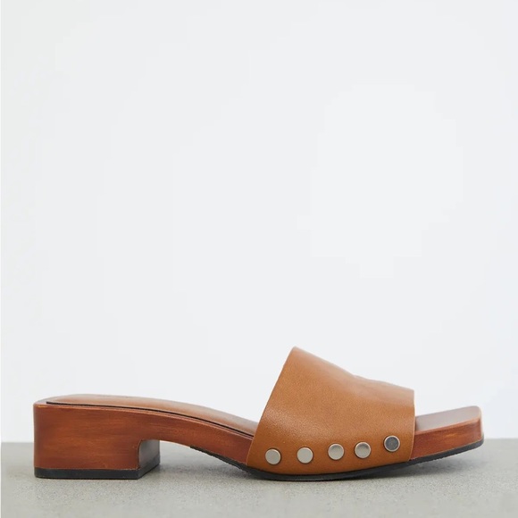 OAK + FORT | Shoes | Brand New Square Clogs | Poshmark